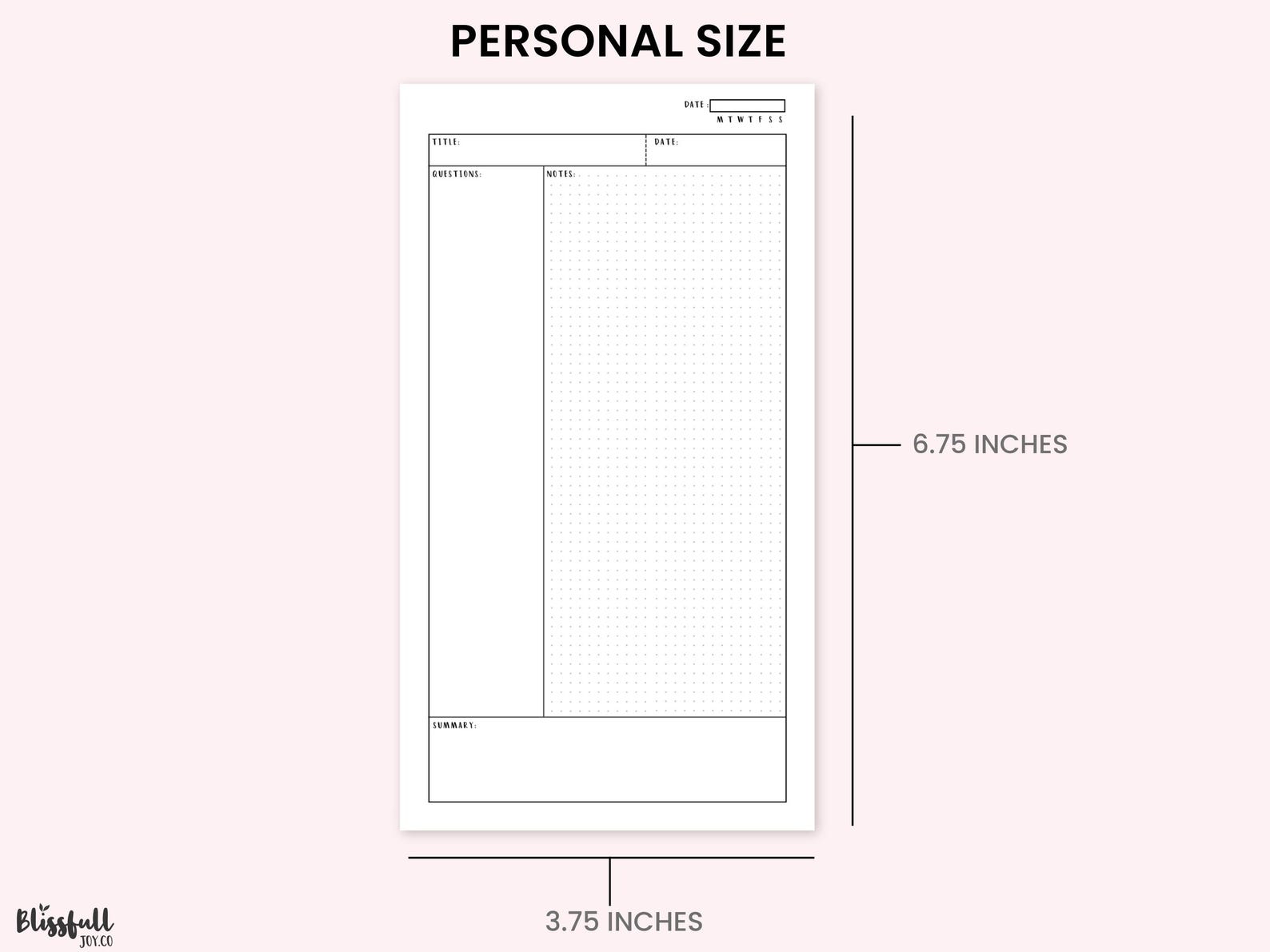 Printable Cornell Notes, Notes Paper, Lecture Notes Taking, Dot Grid ...