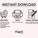 Daily, Weekly, Monthly Manifestation Printable Planner, Manifestation ...