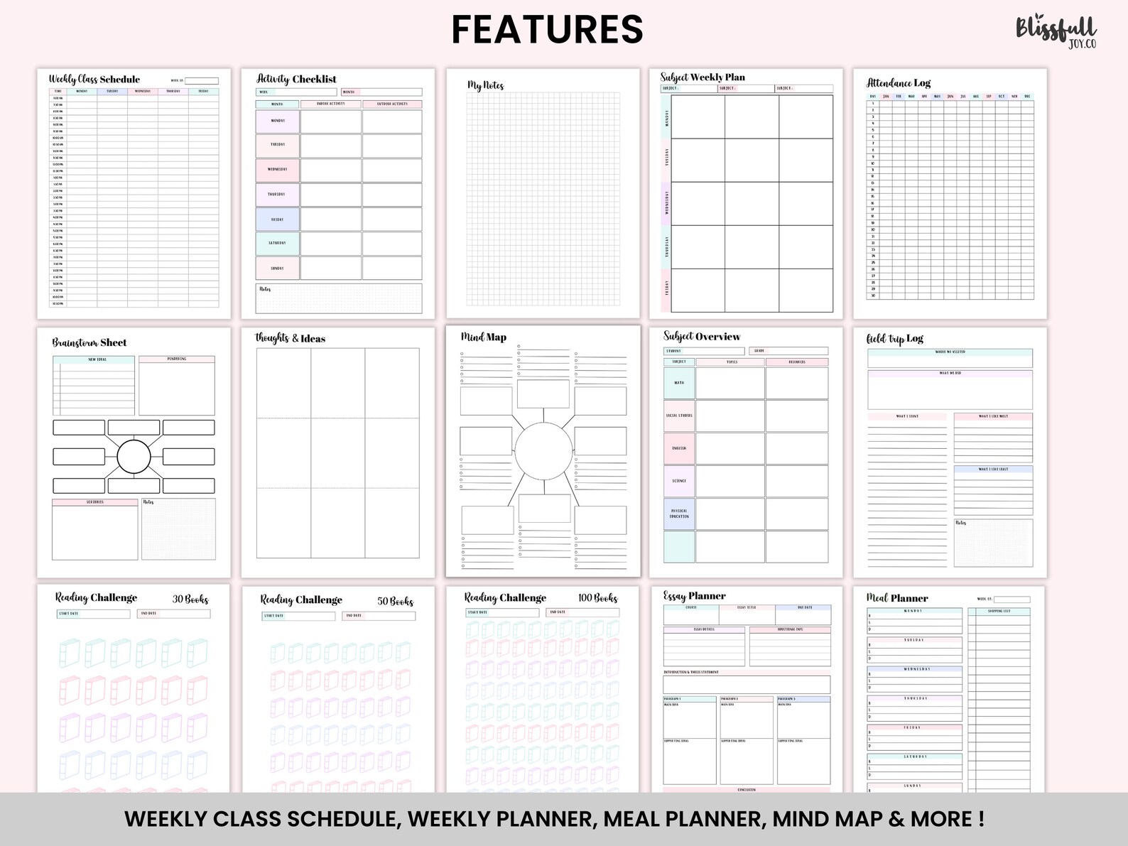 2023-2024 Homeschool Planner, Homeschool Planning, Teacher Planner ...