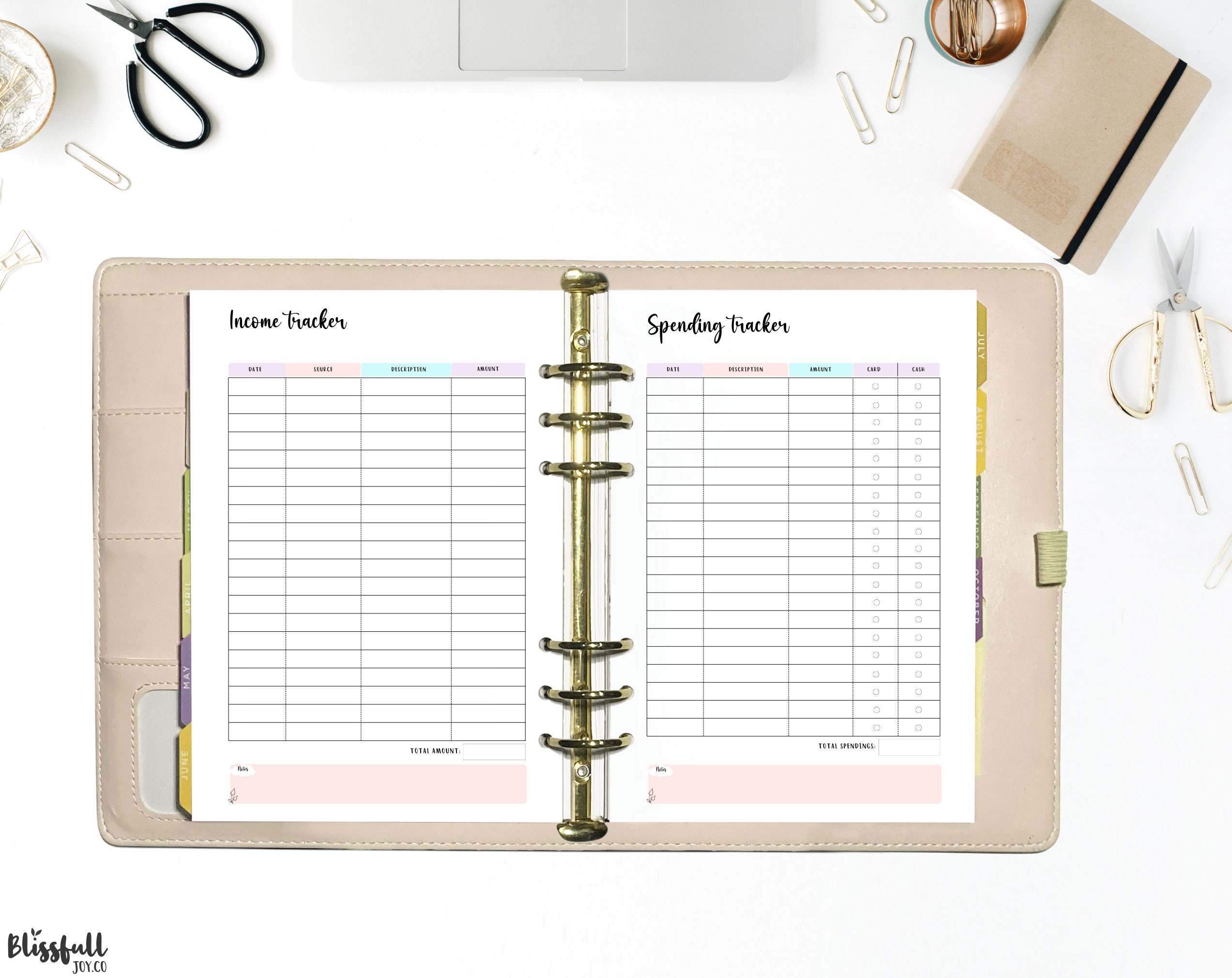 Finance Planner Bundle, Income & Expense Trackers, Bills Tracker, Debt ...