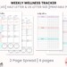 Printable Weekly Planner Set , Weekly Planner, Productivity Planner ...