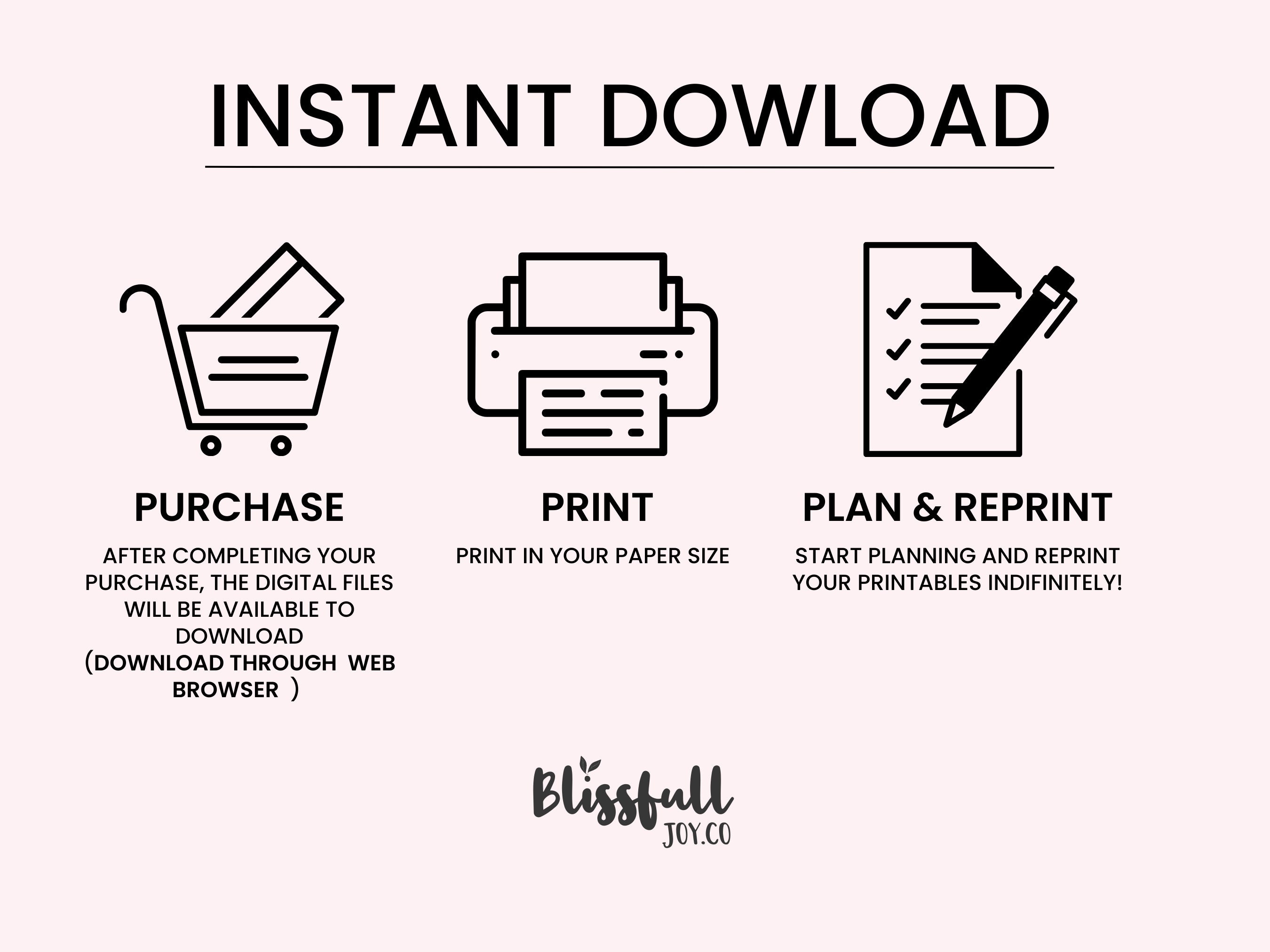 Goal Planner Bundle, Goals Tracker, Habits Trackers, Weekly, Monthly ...
