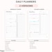 Printable Planner Bundle, Daily, Weekly, Monthly Planners, Note Pages ...