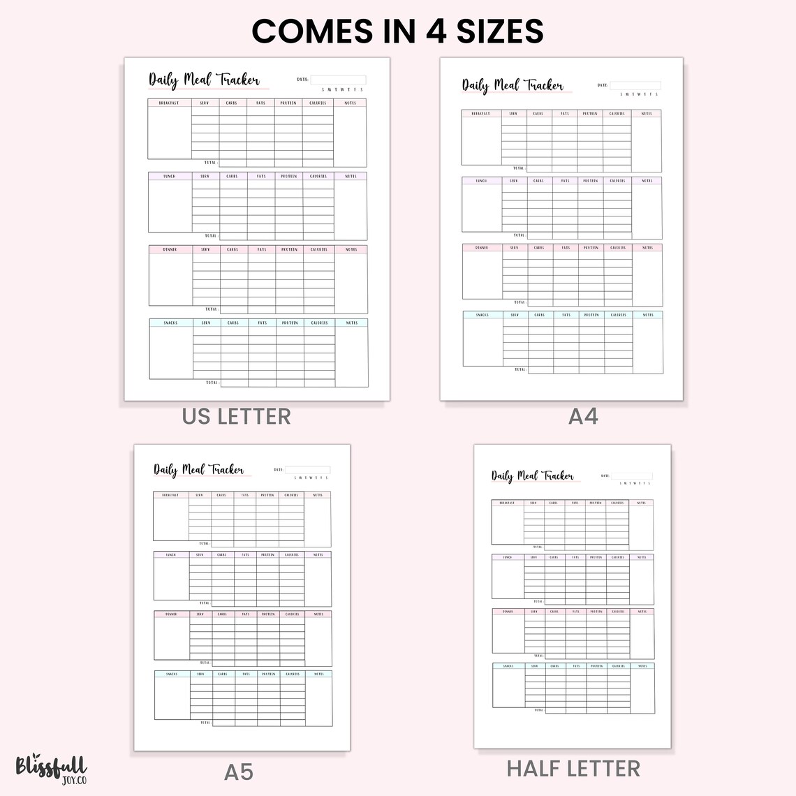 Ultimate Printable Weight Loss Planner, Weight Loss Tracker, Meal ...