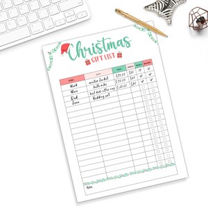 Printable Christmas Planner, Christmas Planner Bundle, Christmas Gift ...