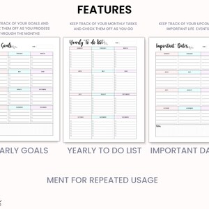 2023 Calendar, Yearly Tasks, Year in Pixels, Yearly Productivity ...