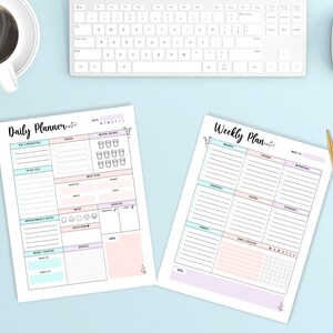 Daily Planner , Weekly Planner, 2023 Calendar, Planner Set, Planner ...