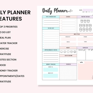 Daily Planner , Weekly Planner, 2023 Calendar, Planner Set, Planner ...
