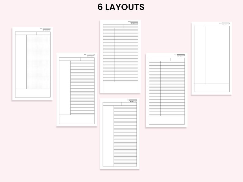 Printable Cornell Notes, Notes Paper, Lecture Notes Taking, Dot Grid ...