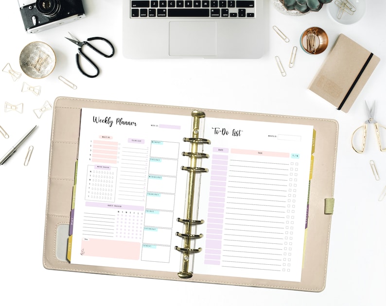 Daily Planner, Weekly Planner, Monthly Planner, Printable Planner ...