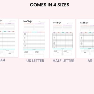 Finance Planner Bundle Income & Expense Trackers Bills - Etsy Canada