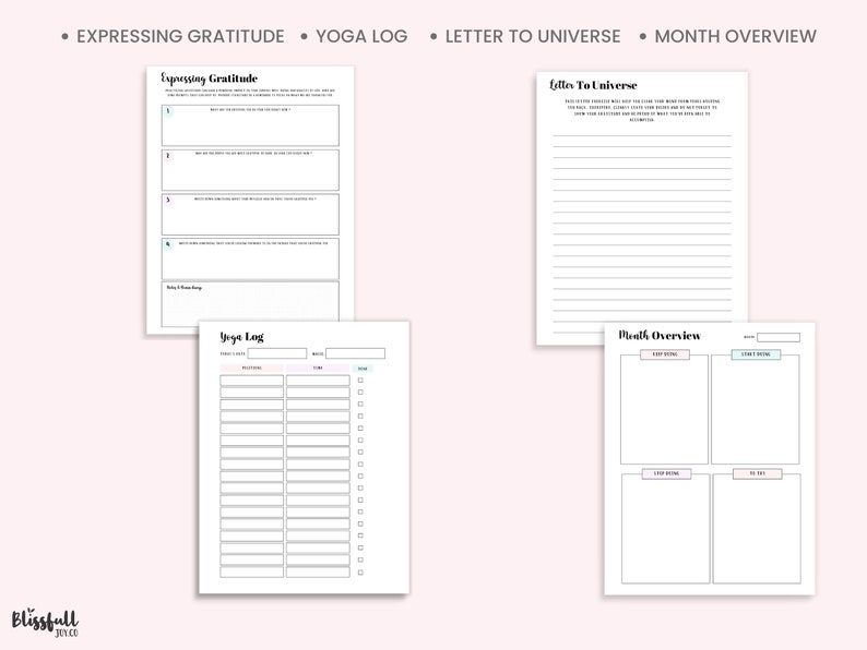 Printable Vision Board, Visualization Planner, Life Quotes ,words ...