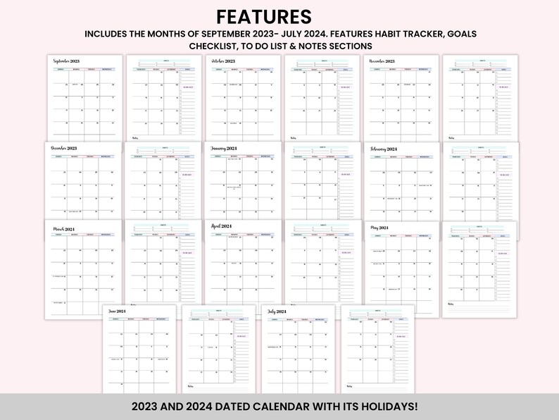 2023-2024 Homeschool Planner, Homeschool Planning, Teacher Planner ...