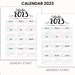 2023 Calendar, Yearly Tasks, Year in Pixels, Yearly Productivity ...