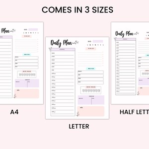 Printable Planner Bundle, Daily Planner, Weekly Planner, Monthly ...