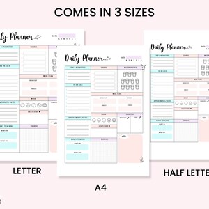 Daily Planner , Weekly Planner, 2023 Calendar, Planner Set, Planner ...