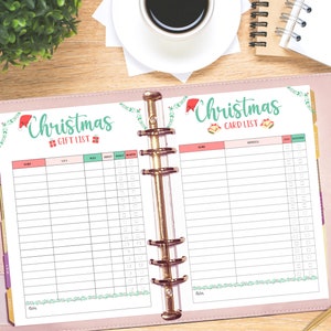 Printable Christmas Planner, Christmas Planner Bundle, Christmas Gift ...