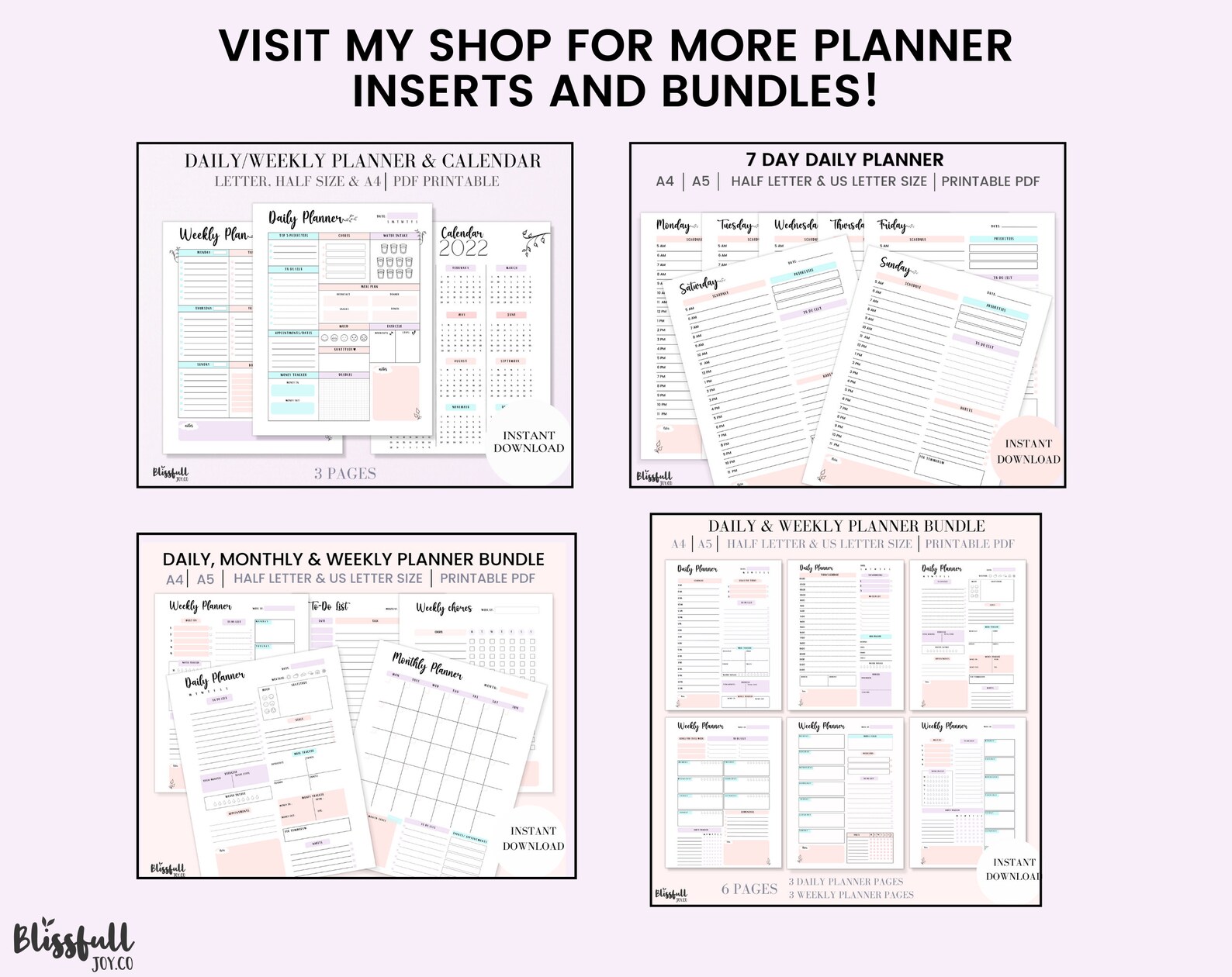 Finance Planner Bundle Income & Expense Trackers Bills - Etsy