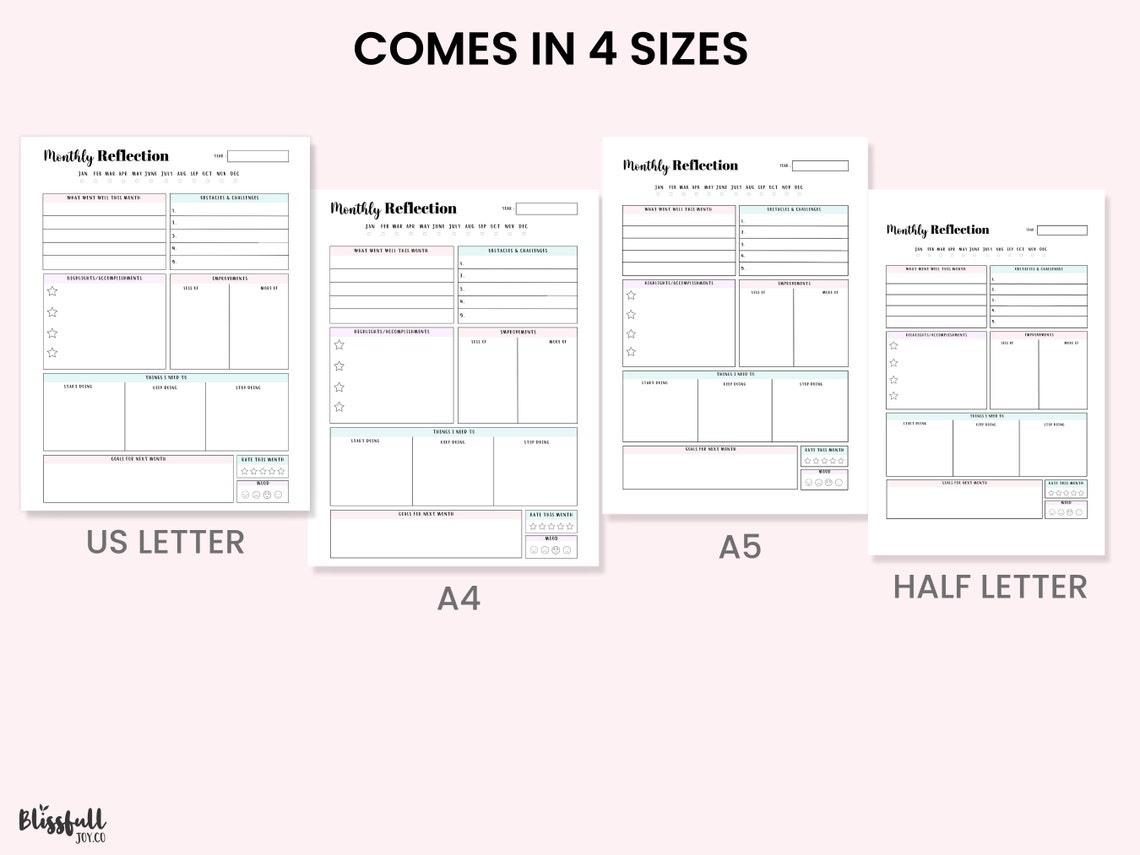 Goal Planner Bundle, Goals Tracker, Habits Trackers, Weekly, Monthly ...