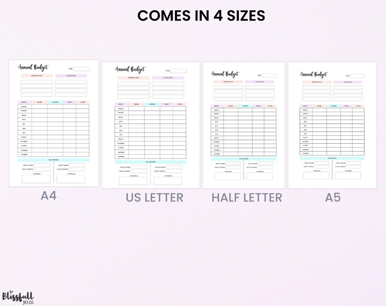 Finance Planner Bundle Income & Expense Trackers Bills - Etsy