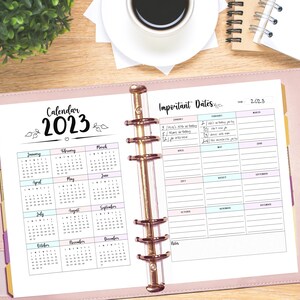 2023 Calendar, Yearly Tasks, Year in Pixels, Yearly Productivity ...