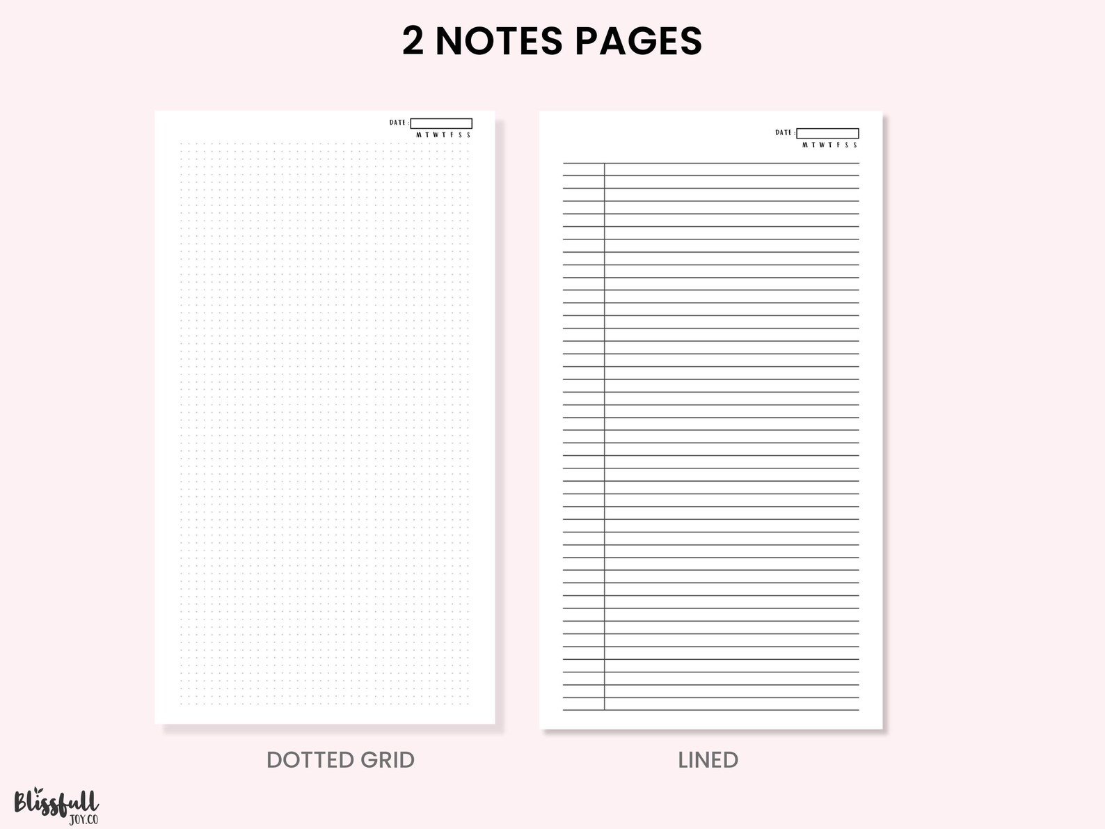 Printable Cornell Notes, Notes Paper, Lecture Notes Taking, Dot Grid ...