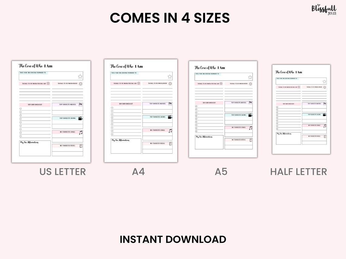 Self Confidence Planner, Self Esteem Planner, Confidence Worksheets ...