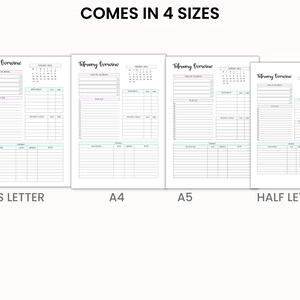 12 Month Overview Planner Printable, Undated Monthly Planner, Monthly ...