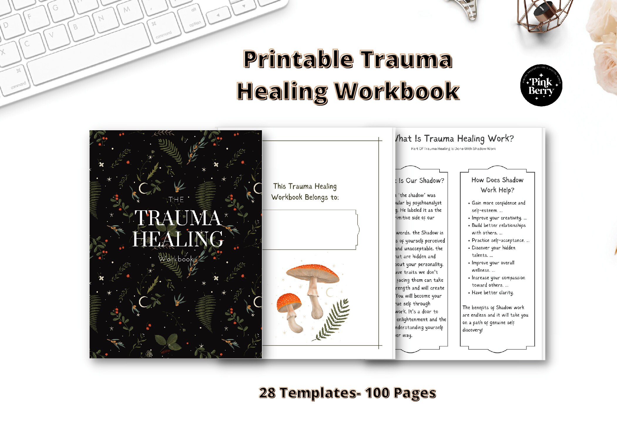 Trauma Healing Printable Workbookprintable Journal 100 Pages 28 ...