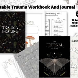 Trauma Healing Printable Workbookprintable Journal 100 Pages 28 ...