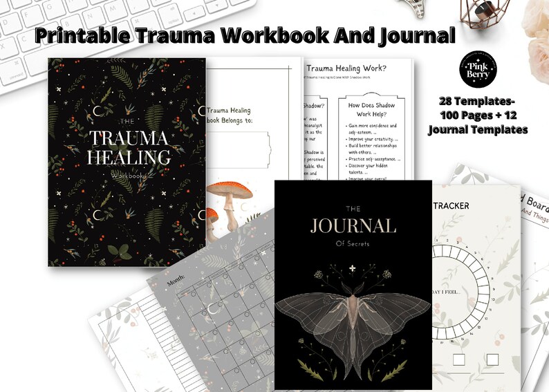 Trauma Healing Printable Workbookprintable Journal 100 Pages 28 ...