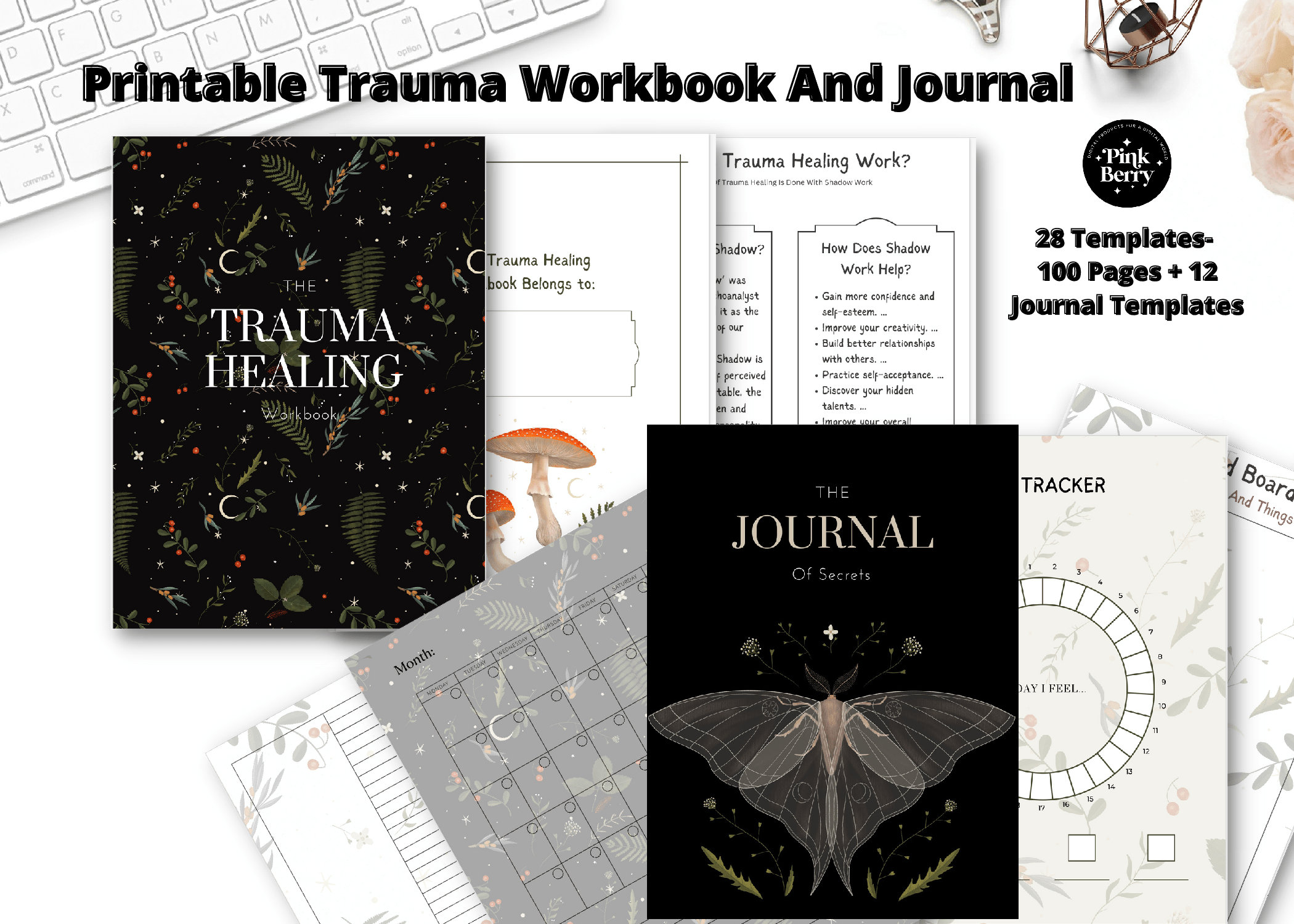 Trauma Healing Printable Workbookprintable Journal 100 Pages 28 ...