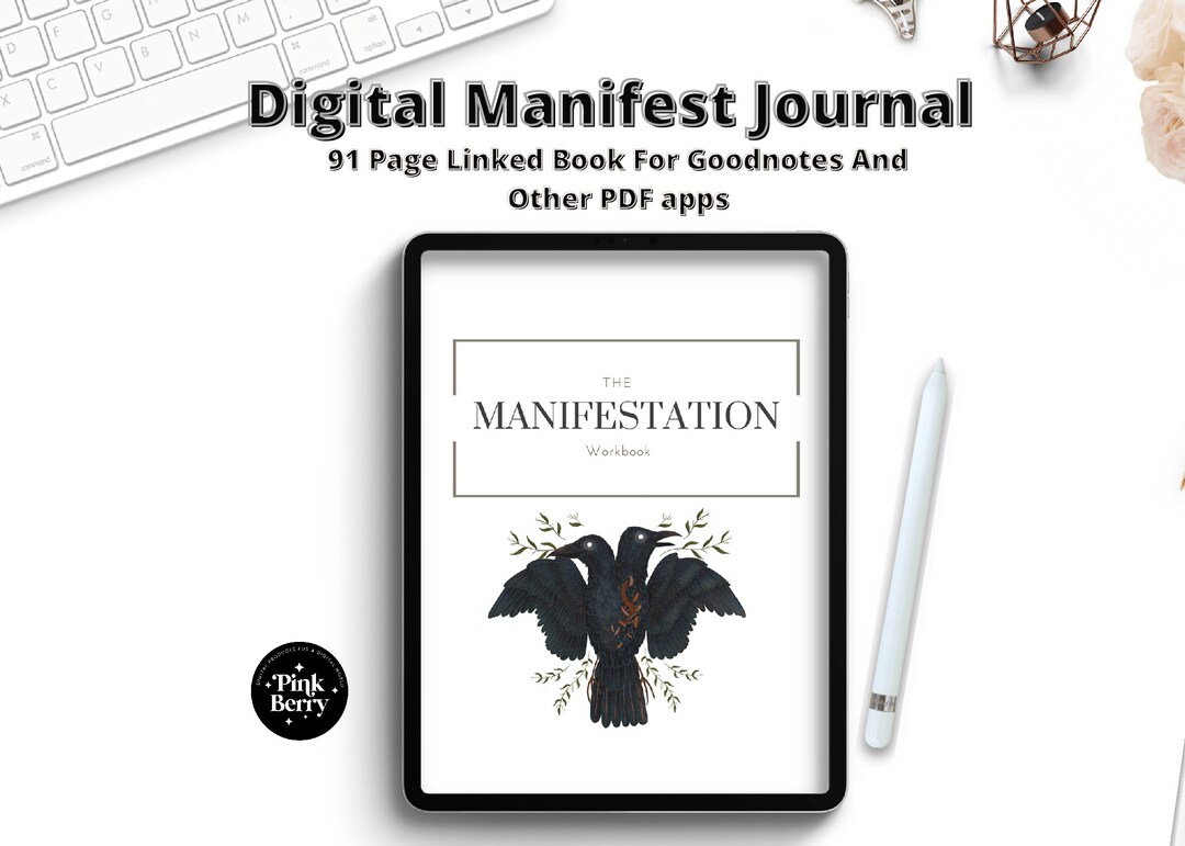 Digital Manifest Journal Workbook | Manifest Planner- Law of Attraction ...