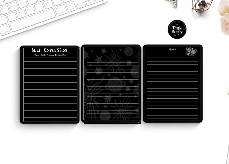 Digital Shadow Work Journal Dark Mode Mental Health Journal Journaling ...