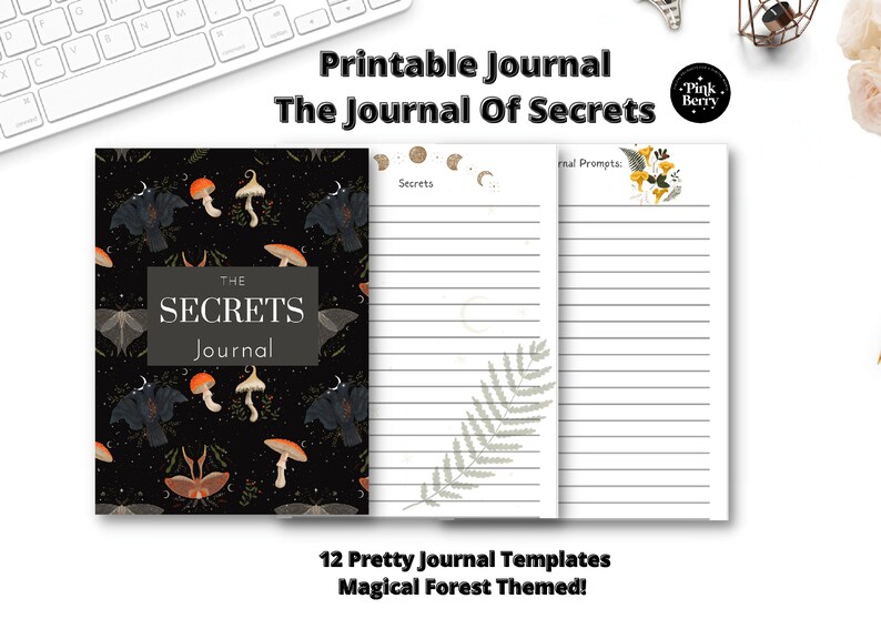 Printable Secrets Journal - 12 Templates | Printable Journals ...