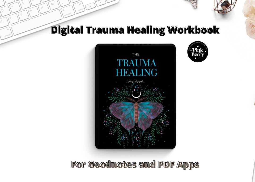 Digital Trauma Healing Workbook- Dark Mode | Mental Health Journal ...