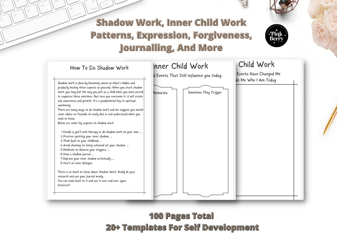 Canva Template-trauma Healing Printable 100 Page Printable - Etsy