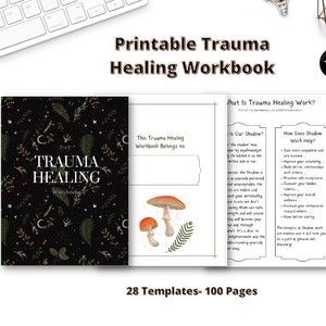 Trauma Healing Printable 100 Page Printable 28 Templates for Shadow ...