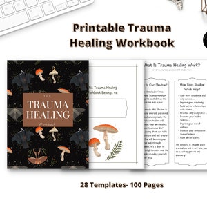 Trauma Healing Printable 100 Page Printable 28 Templates for Shadow ...