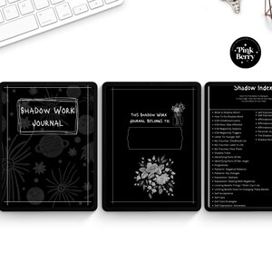 Digital Shadow Work Journal Dark Mode Mental Health Journal Journaling ...