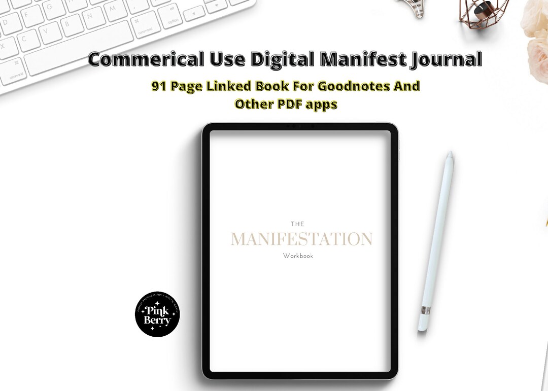 Commercial Use Digital Manifest Journal Workbook | Manifest Planner ...