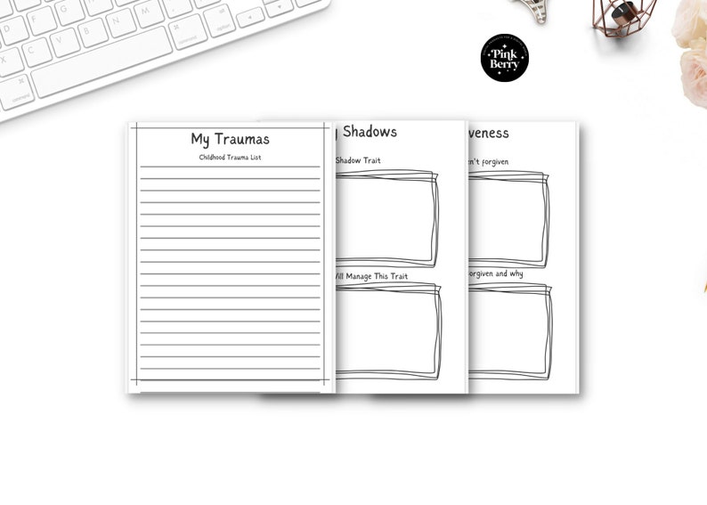 Trauma Healing Printable Workbookprintable Journal 100 Pages 28 ...