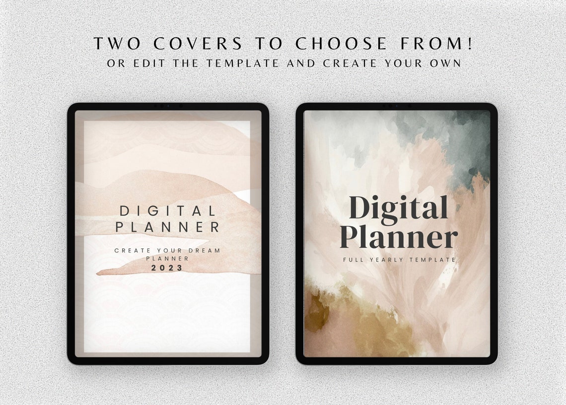 Digital Planner Canva Templates for 2024 575 Page Customizable White ...