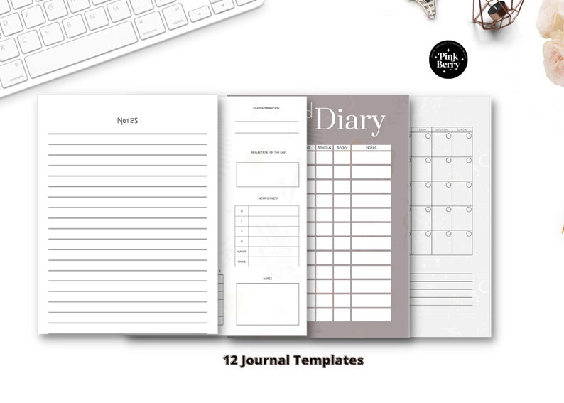PLR Commercial Use Printable Secrets Journal - 12 Templates | Printable ...