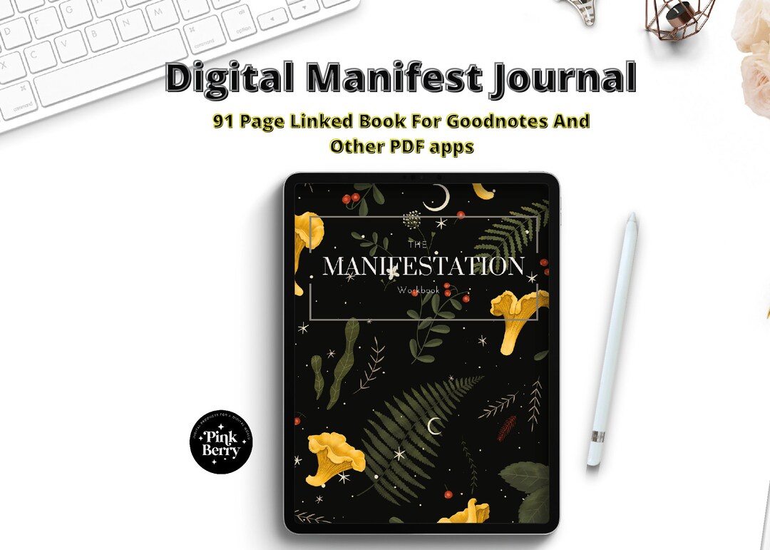 Digital Manifest Journal Workbook | Manifest Planner- Law of Attraction ...