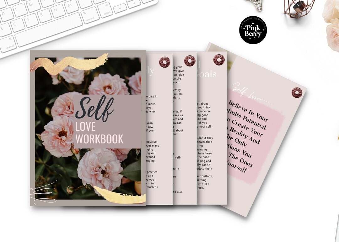 Plr Printable- Self Love Workbook- DONE FOR YOU for Coaches and ...