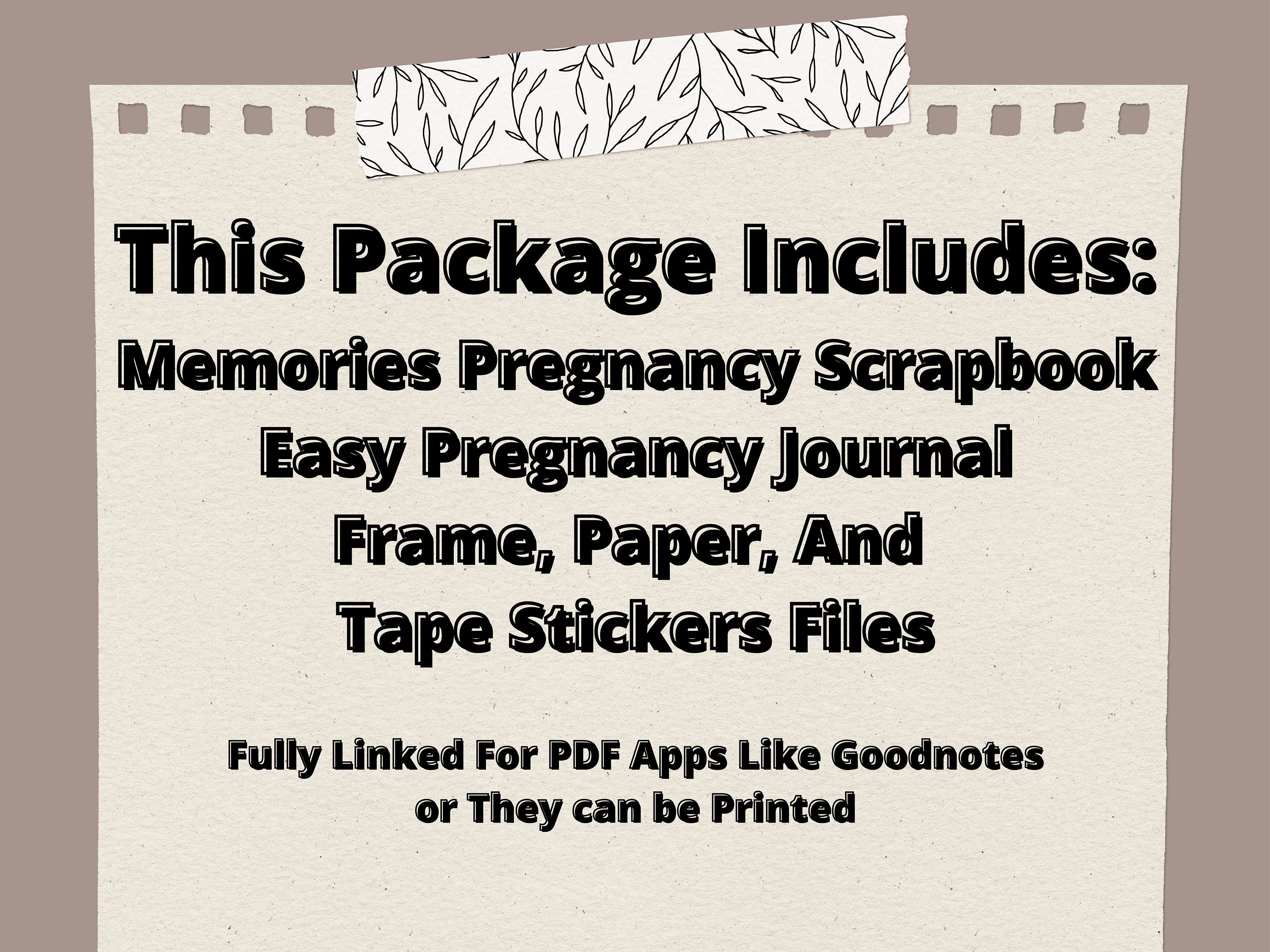 Digital Baby Milestones Memory Book and Digital Pregnancy - Etsy