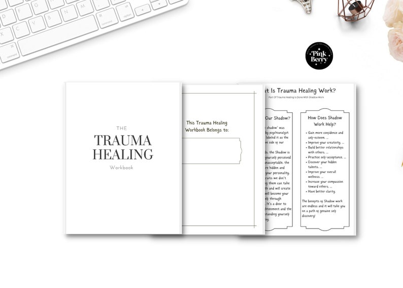 Canva Template-trauma Healing Printable 100 Page Printable 28 Editable ...