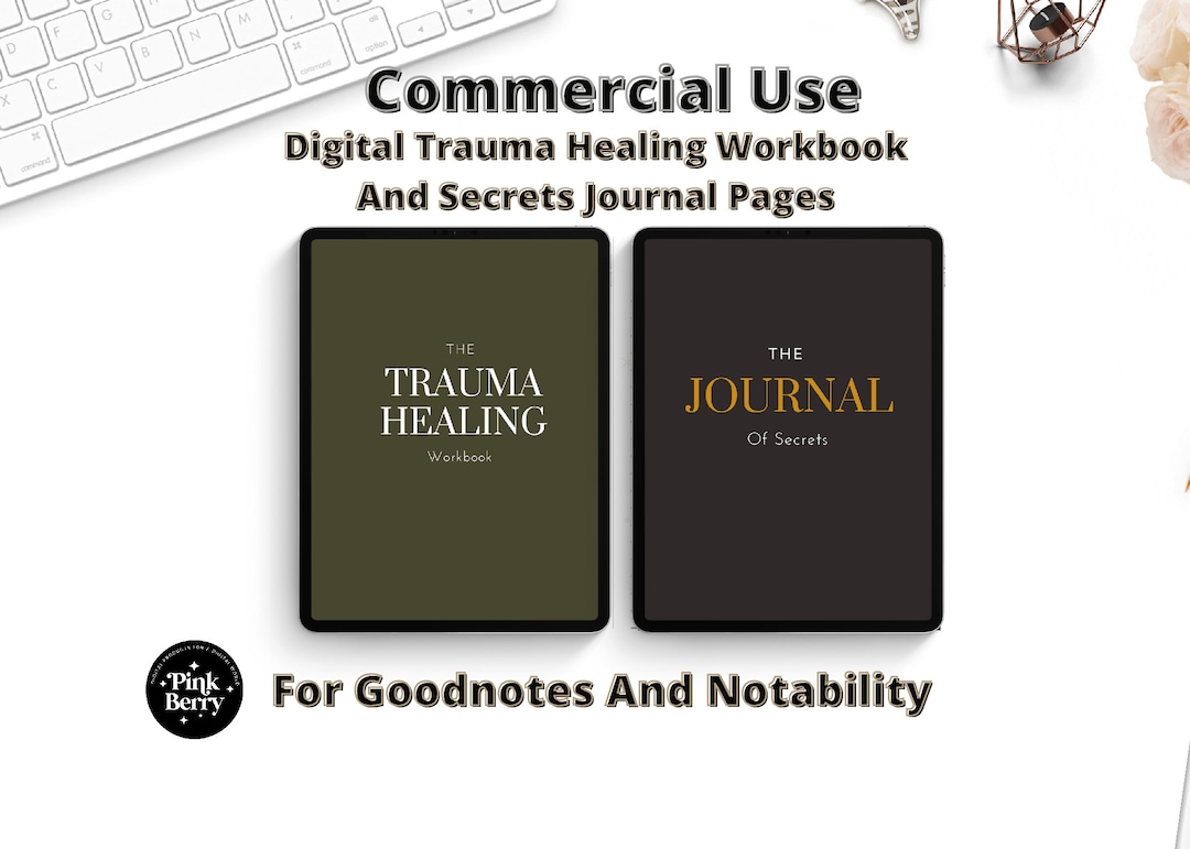 PLR Digital Trauma Healing Workbook and Digital Journal Pages ...