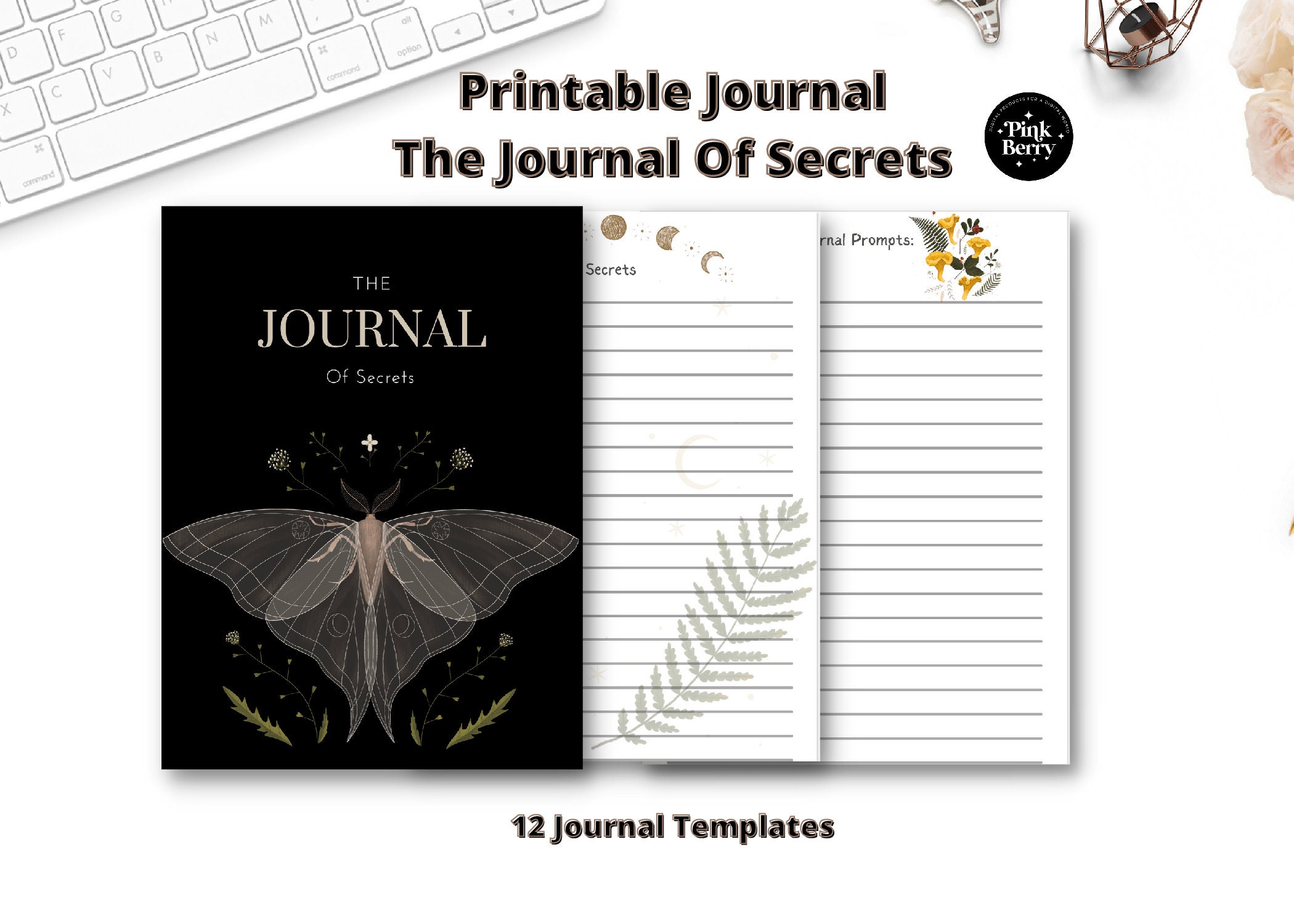 Printable Secrets Journal 12 Templates Printable Journals Printable ...